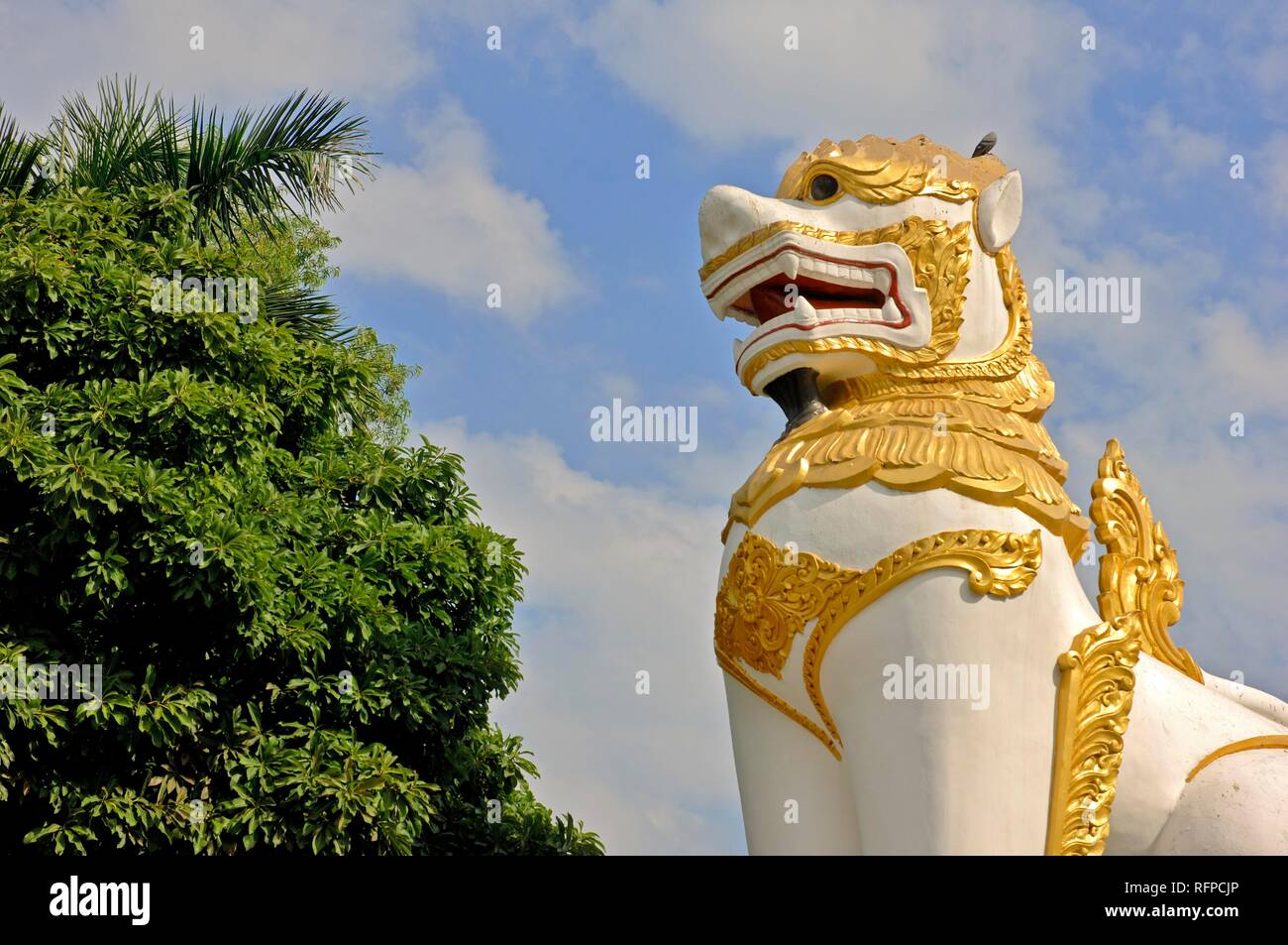 Dragon at Shwedagon Pagoda, Yangon, Myanmar, Burma Stock Photo - Alamy