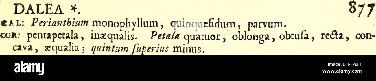 Genera plantarum hi-res stock photography and images - Alamy