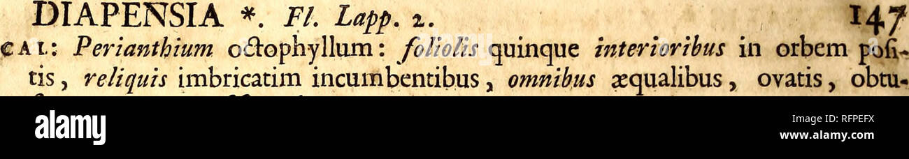 Genera plantarum hi-res stock photography and images - Alamy