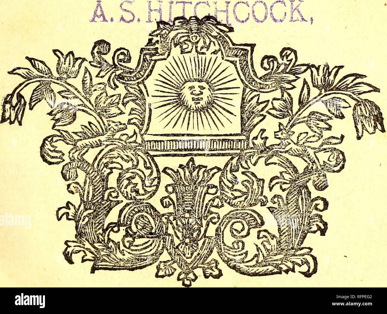 Genera plantarum hi-res stock photography and images - Alamy