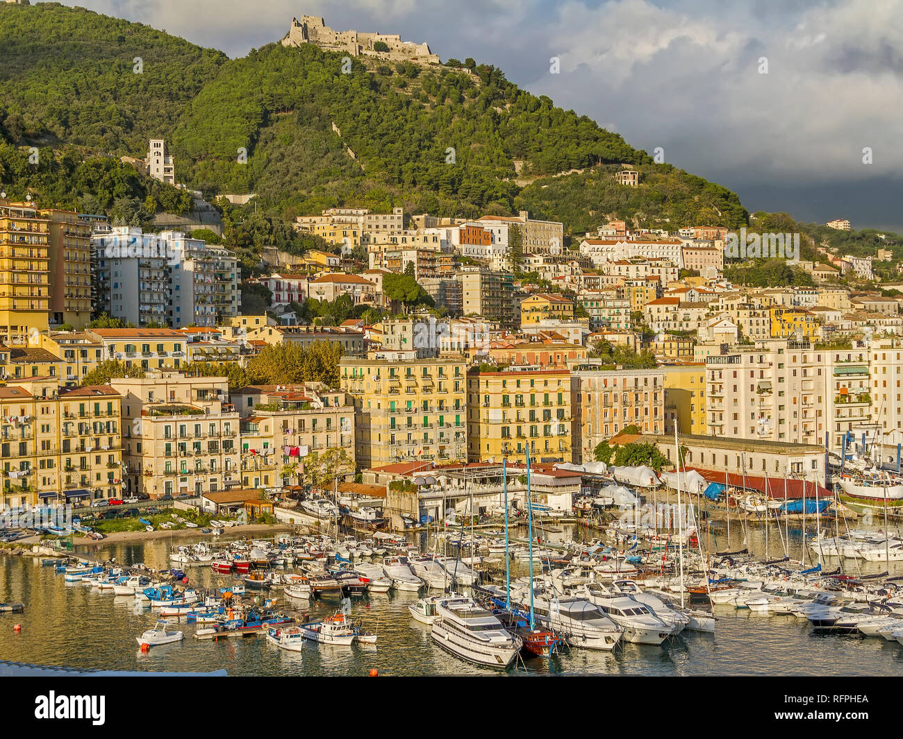 Salerno arechi castle hi-res stock photography and images - Alamy