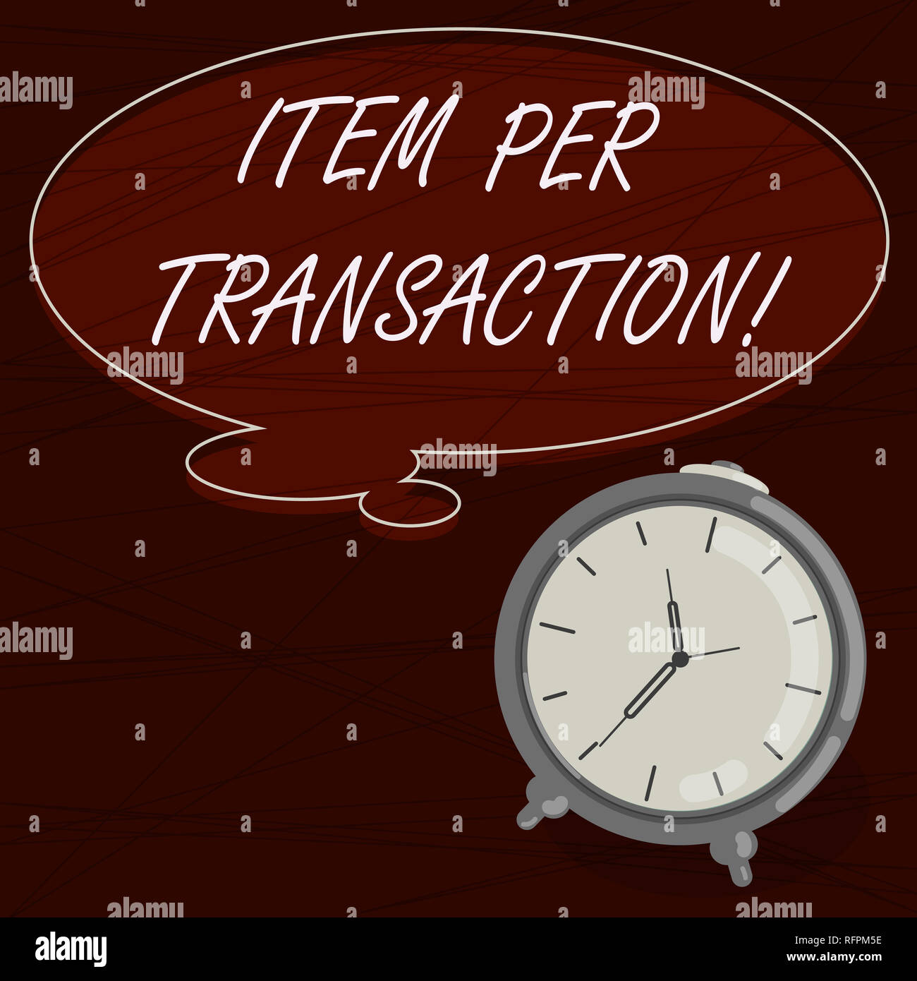 Text sign showing Item Per Transaction. Conceptual photo Average number ...