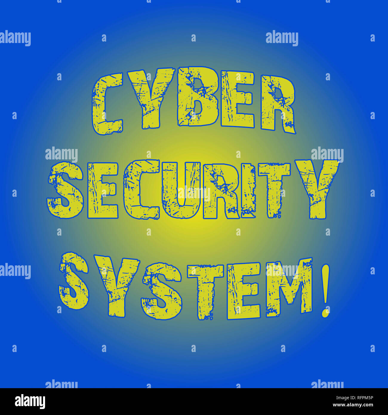 Word writing text Cyber Security System. Business concept for Techniques of protecting computers ...