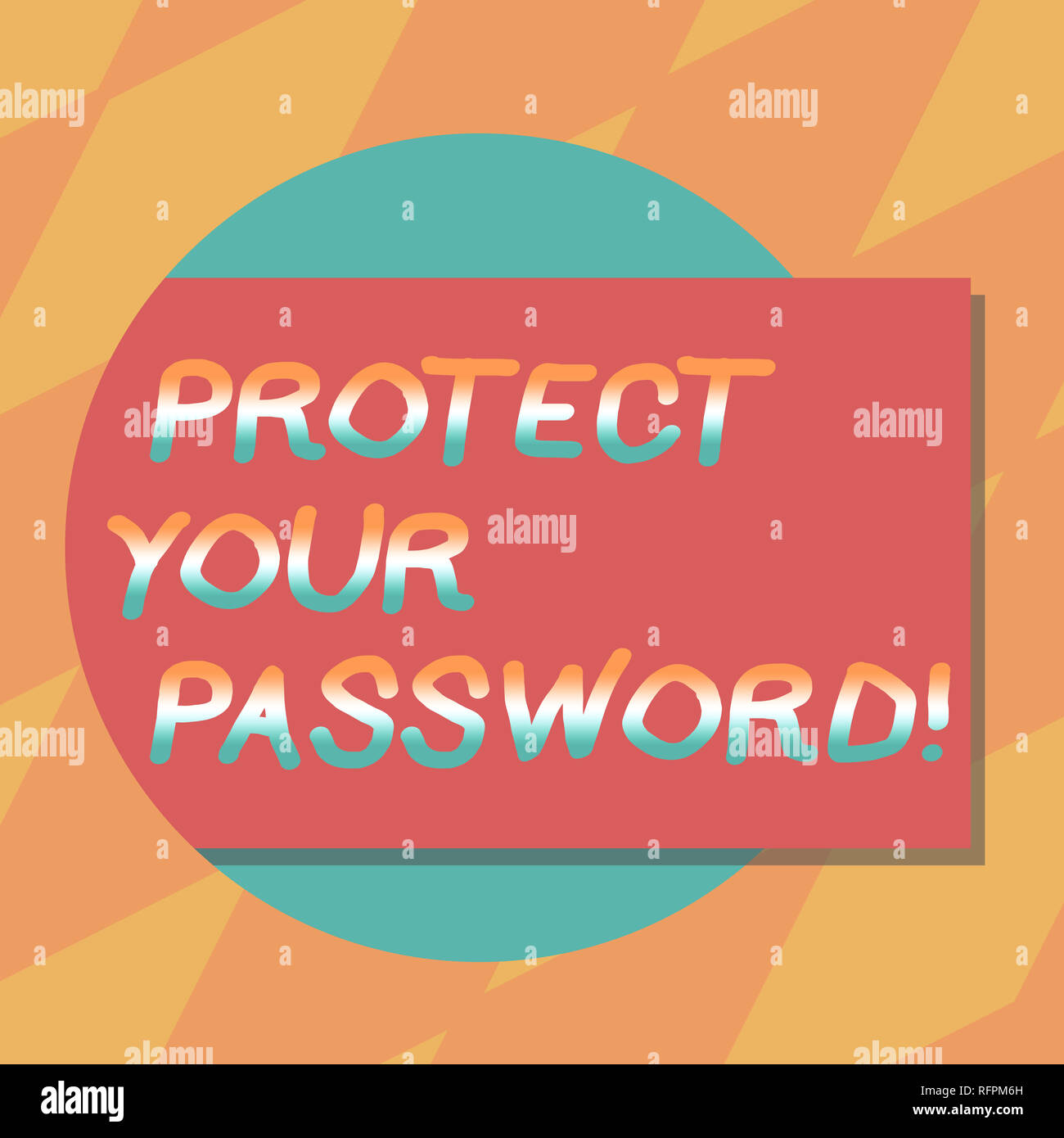 Text sign showing Protect Your Password. Conceptual photo protects ...