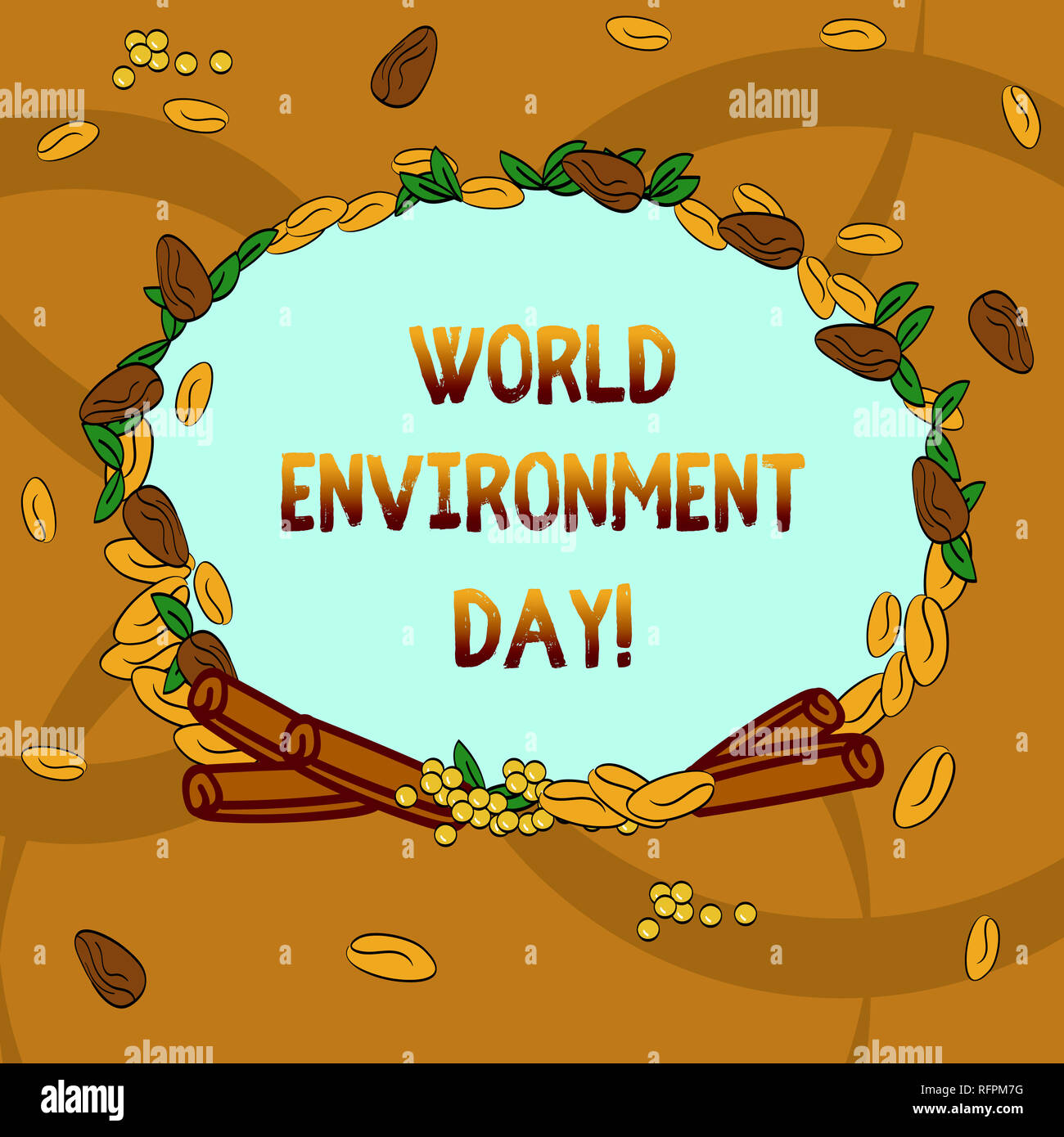 Text sign showing World Environment Day. Conceptual photo awareness and ...