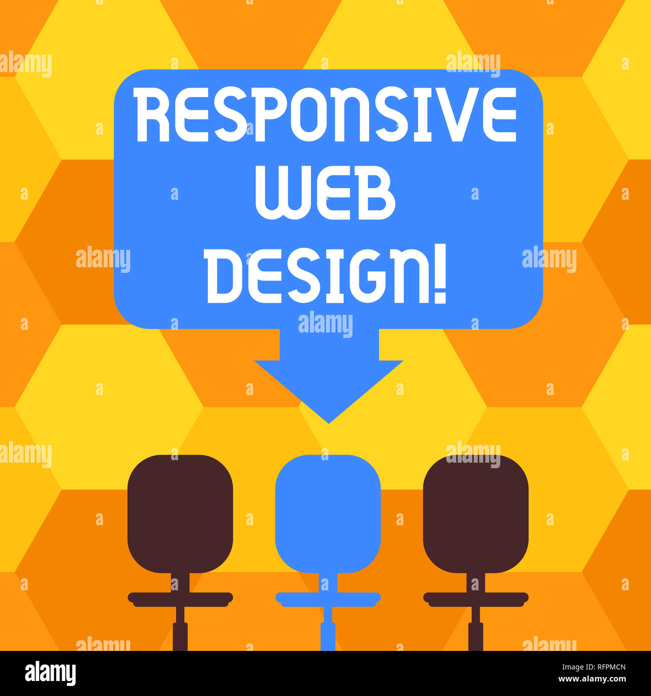 Handwriting Text Writing Responsive Web Design Concept Meaning Web Page Creation That Makes Use