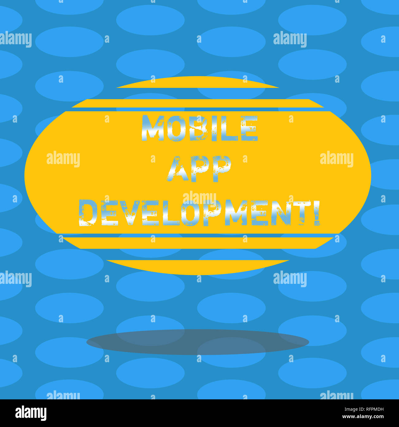 Word writing text Mobile App Development. Business concept for ...