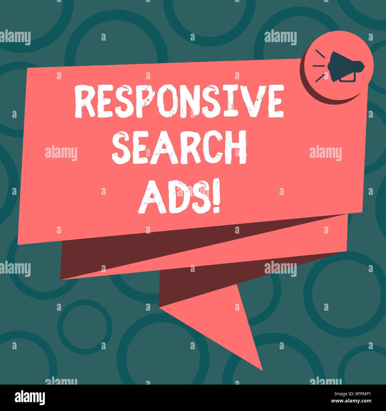Writing note showing Responsive Search Ads. Business photo showcasing ...
