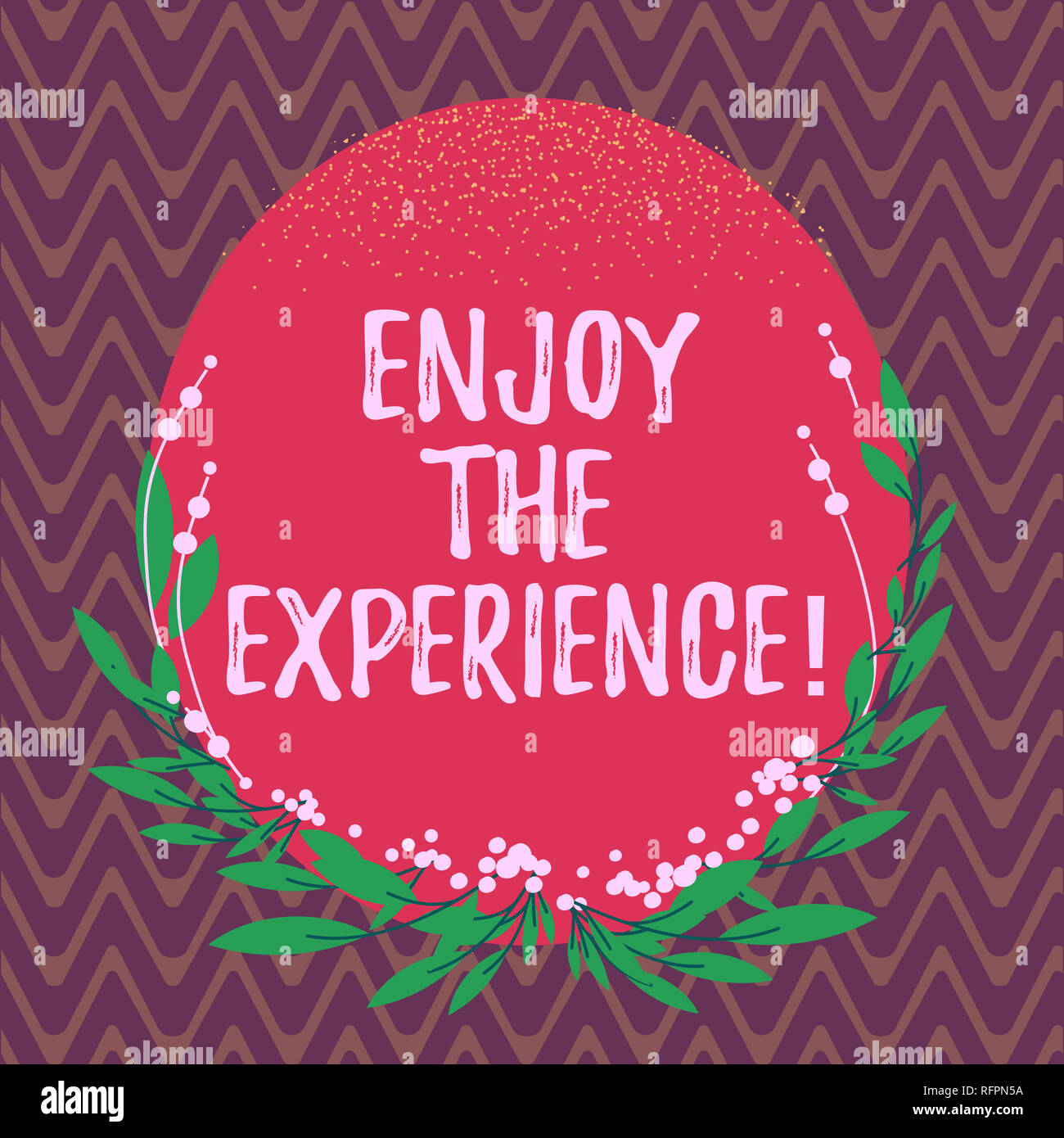 Word writing text Enjoy The Experience. Business concept for Taking ...