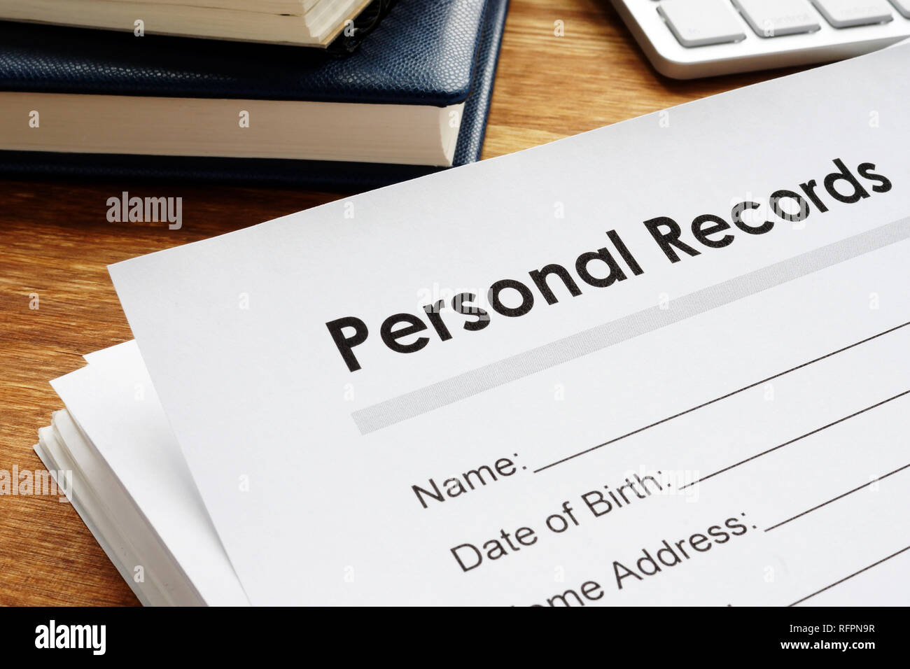 Confidentiality of personal hi-res stock photography and images - Alamy