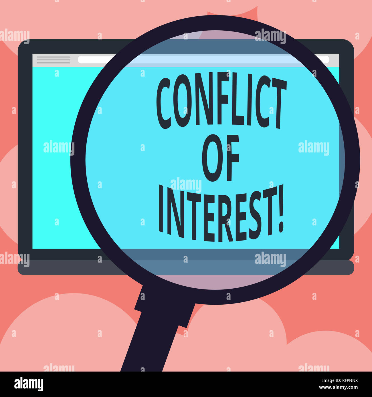Writing note showing Conflict Of Interest. Business photo showcasing ...