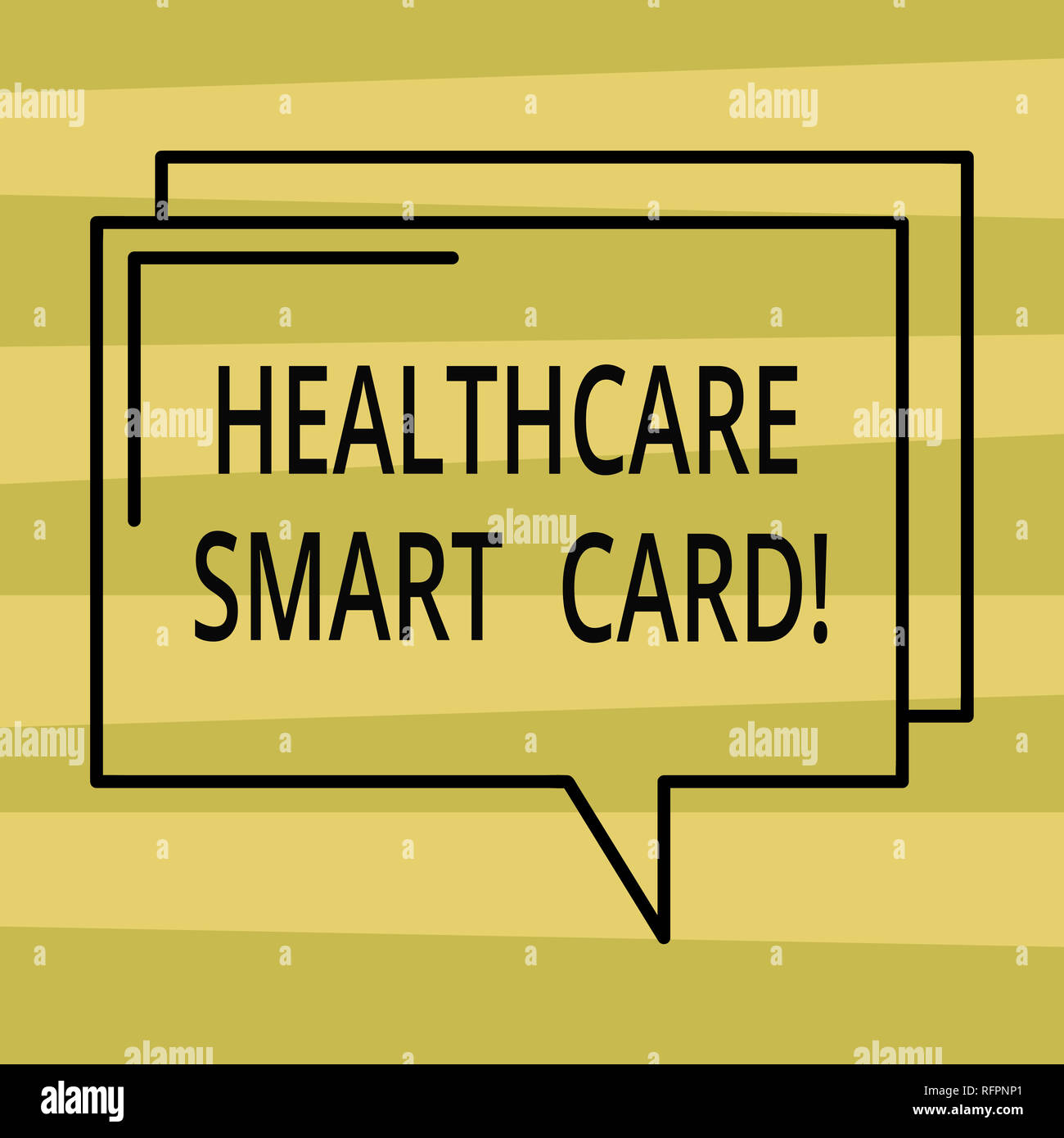 Text sign showing Healthcare Smart Card. Conceptual photo A card that ...