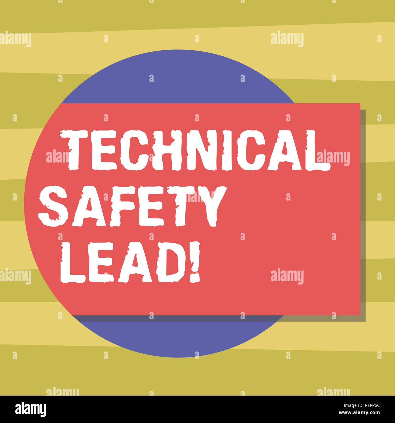 Text sign showing Technical Safety Lead. Conceptual photo Maintain ...