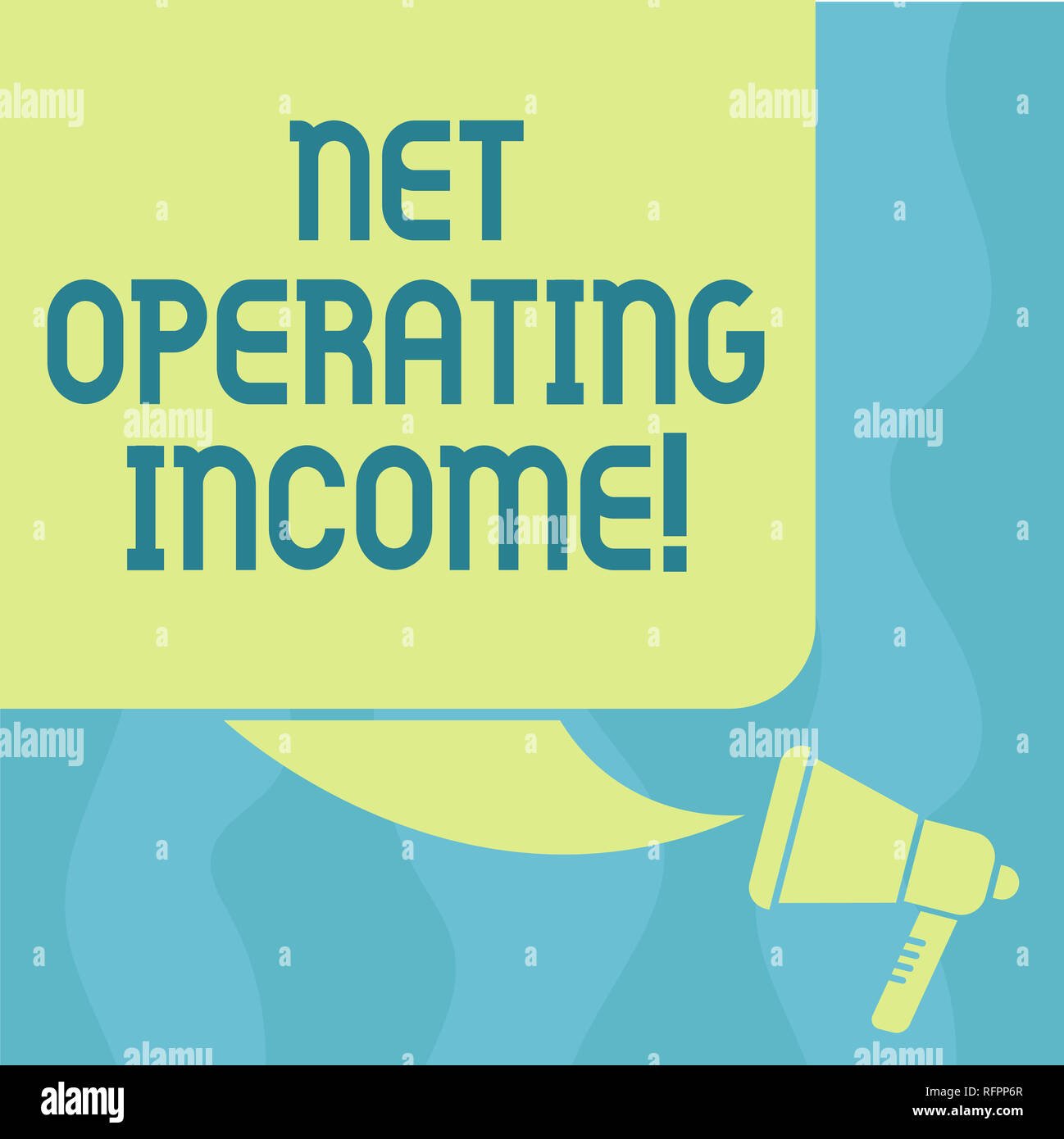 Conceptual hand writing showing Net Operating Income. Business photo ...