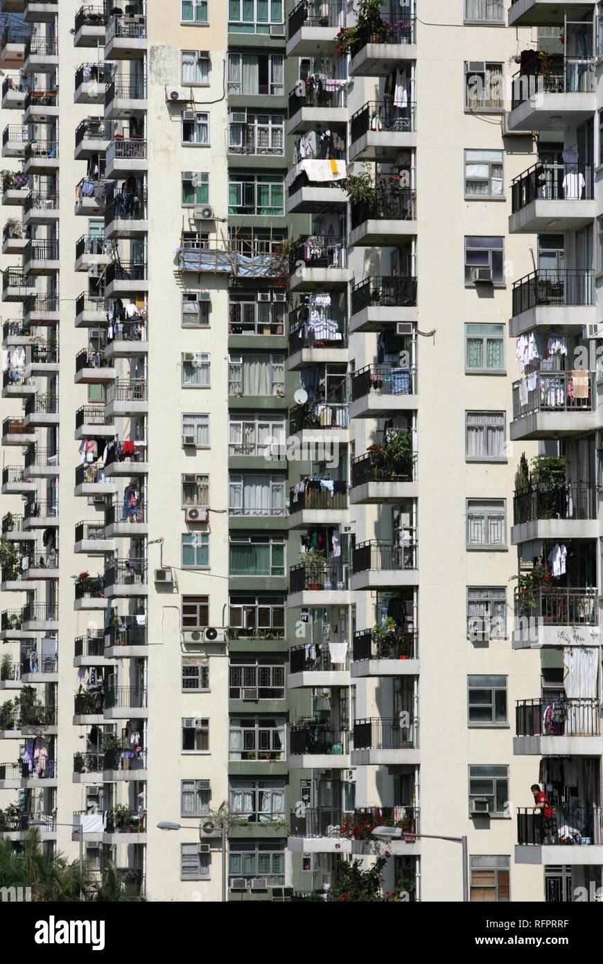 Apartments, Flats, high rise buildings, Kwai Chung, Kowloon, Honkong ...