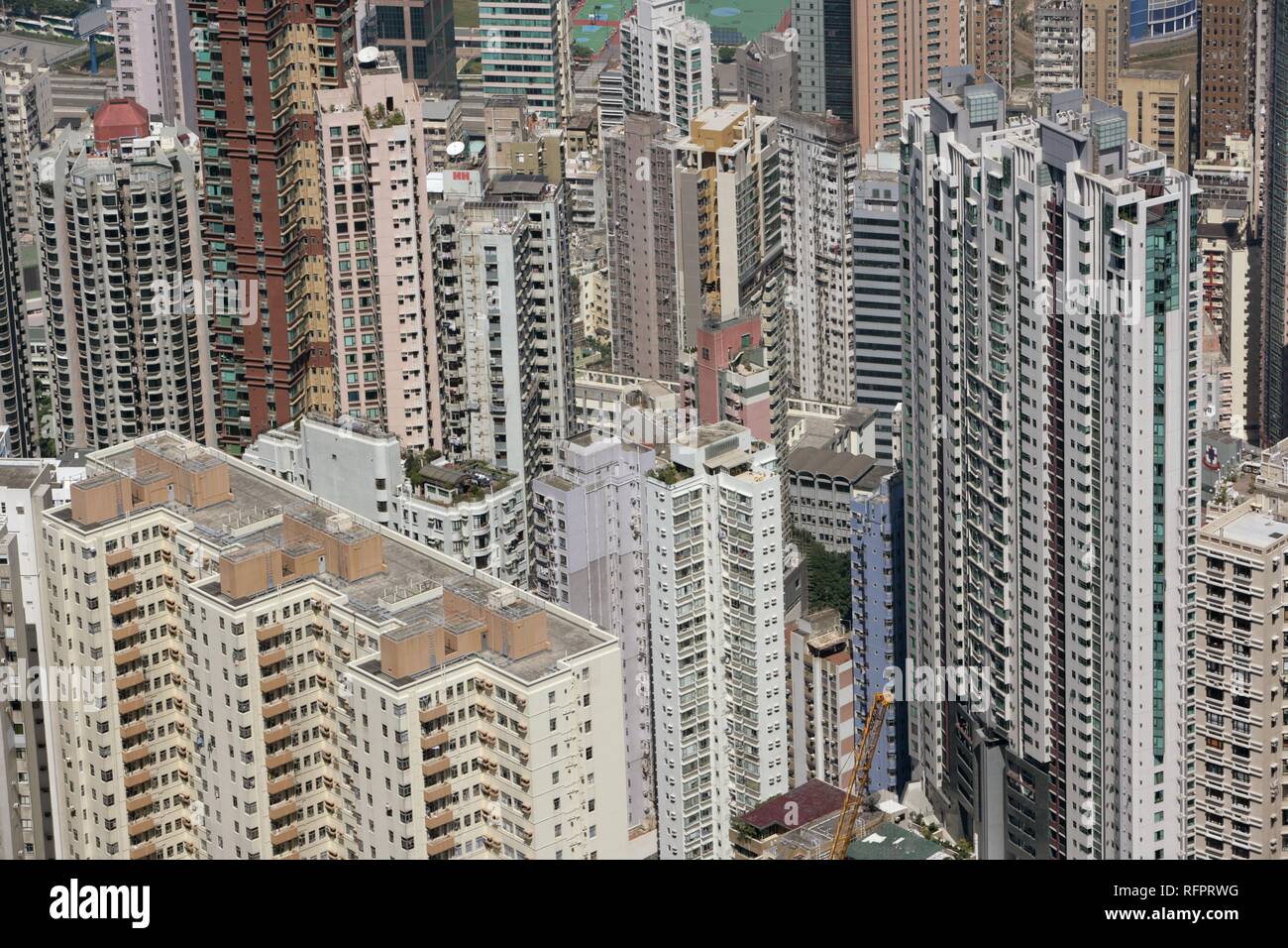 Hongkong Island, residential housing in Pun Shan Kui, Honkong, China ...