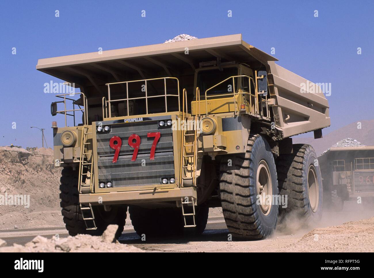 CHL, Chile, Atacama Desert: the Chuquicamata copper mine near Calama ...