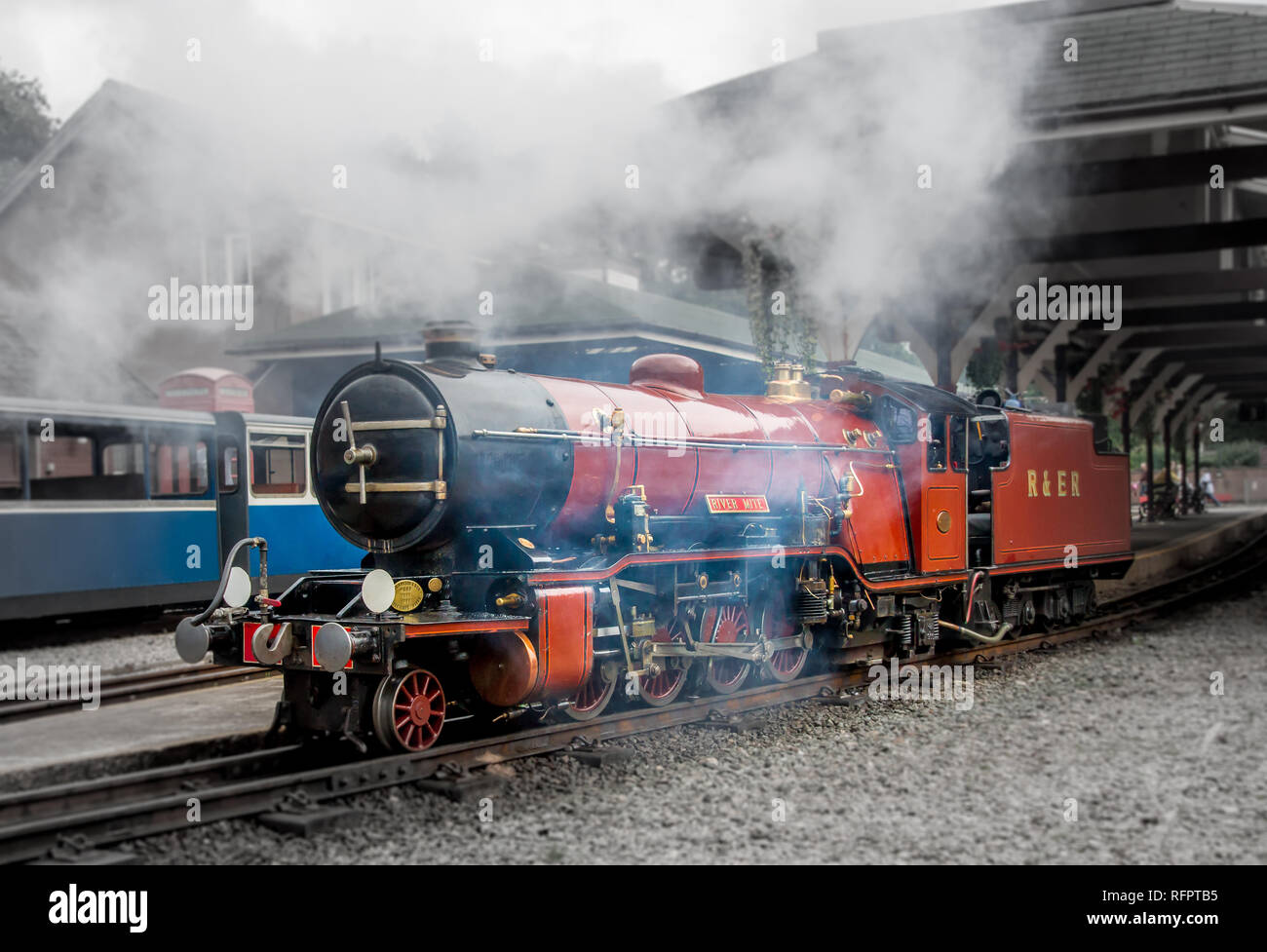 River Mite on the Ravenglass and Eskdale Railway Stock Photo - Alamy
