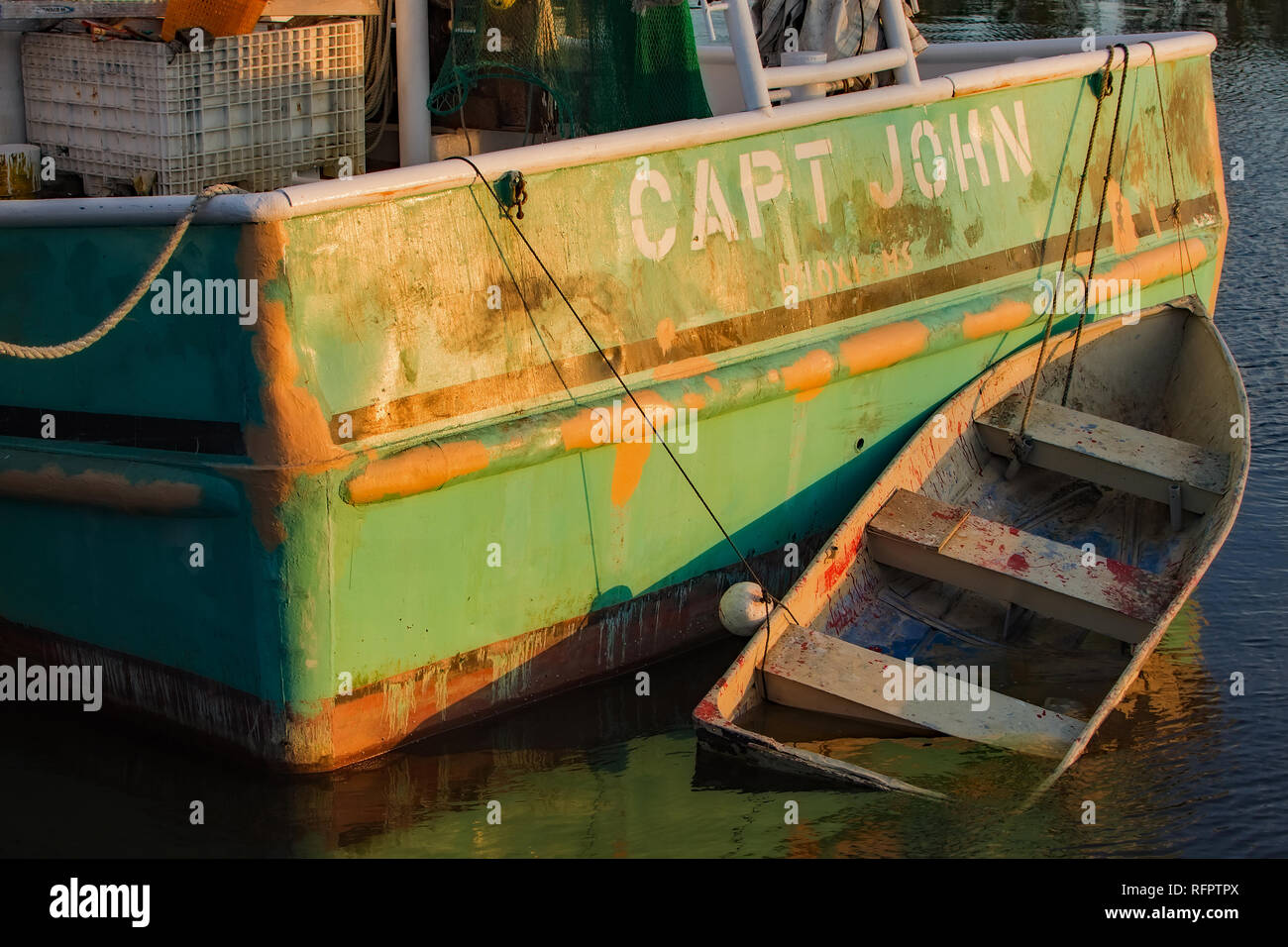 Captain John's Dinghy Stock Photo - Alamy