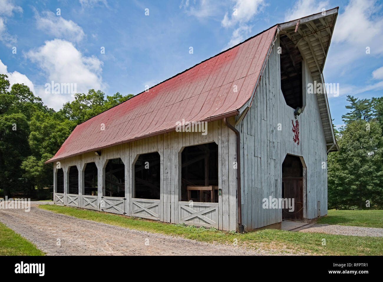 Old Carriage Barn Stock Photo - Alamy