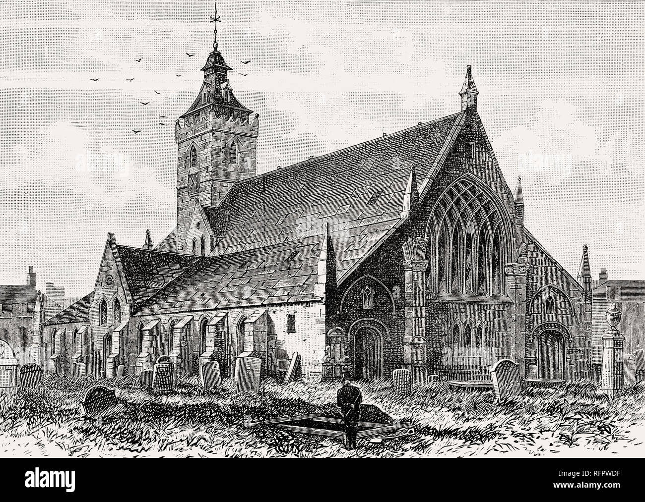 South Leith Parish Church, Kirk of Our Lady, 1820, Leith, Edinburgh ...