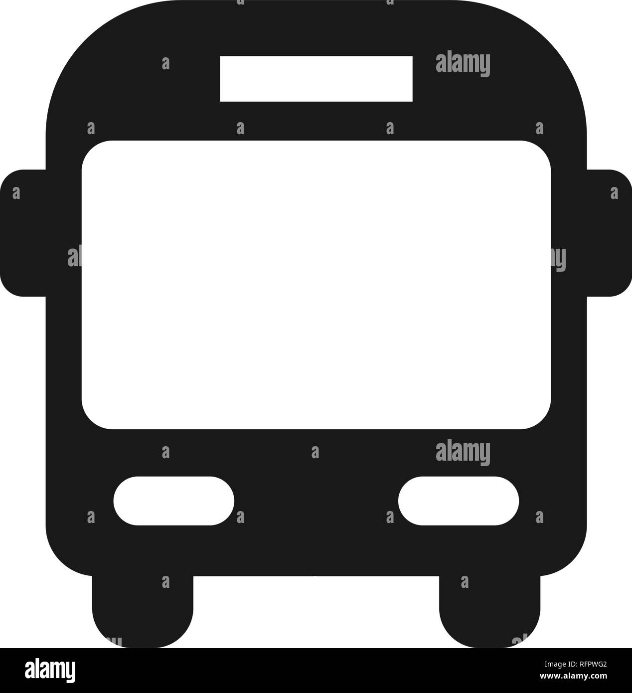 Bus icon graphic design template vector isolated Stock Vector Image ...