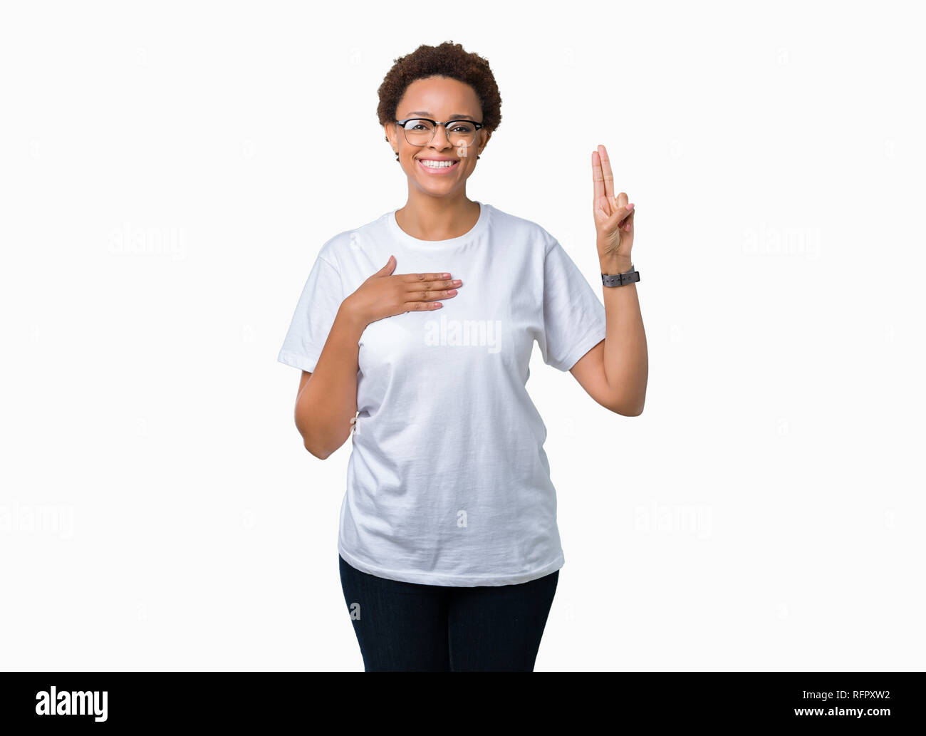 Woman swearing black and white hi-res stock photography and images - Alamy