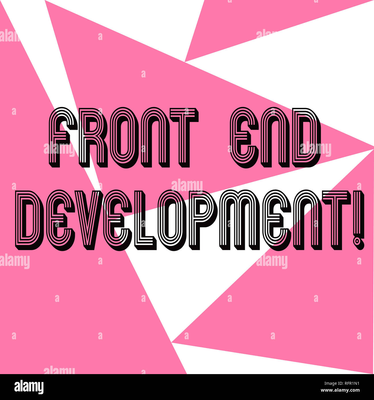 Word writing text Front End Development. Business concept for Altering data to graphical ...