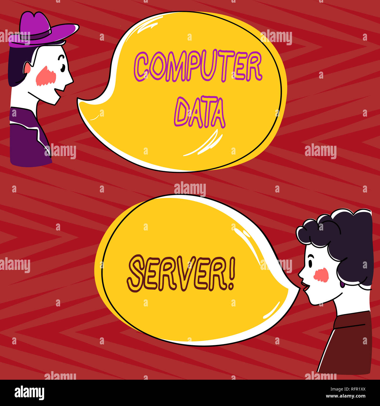 Writing note showing Computer Data Server. Business photo showcasing Computer platform that ...