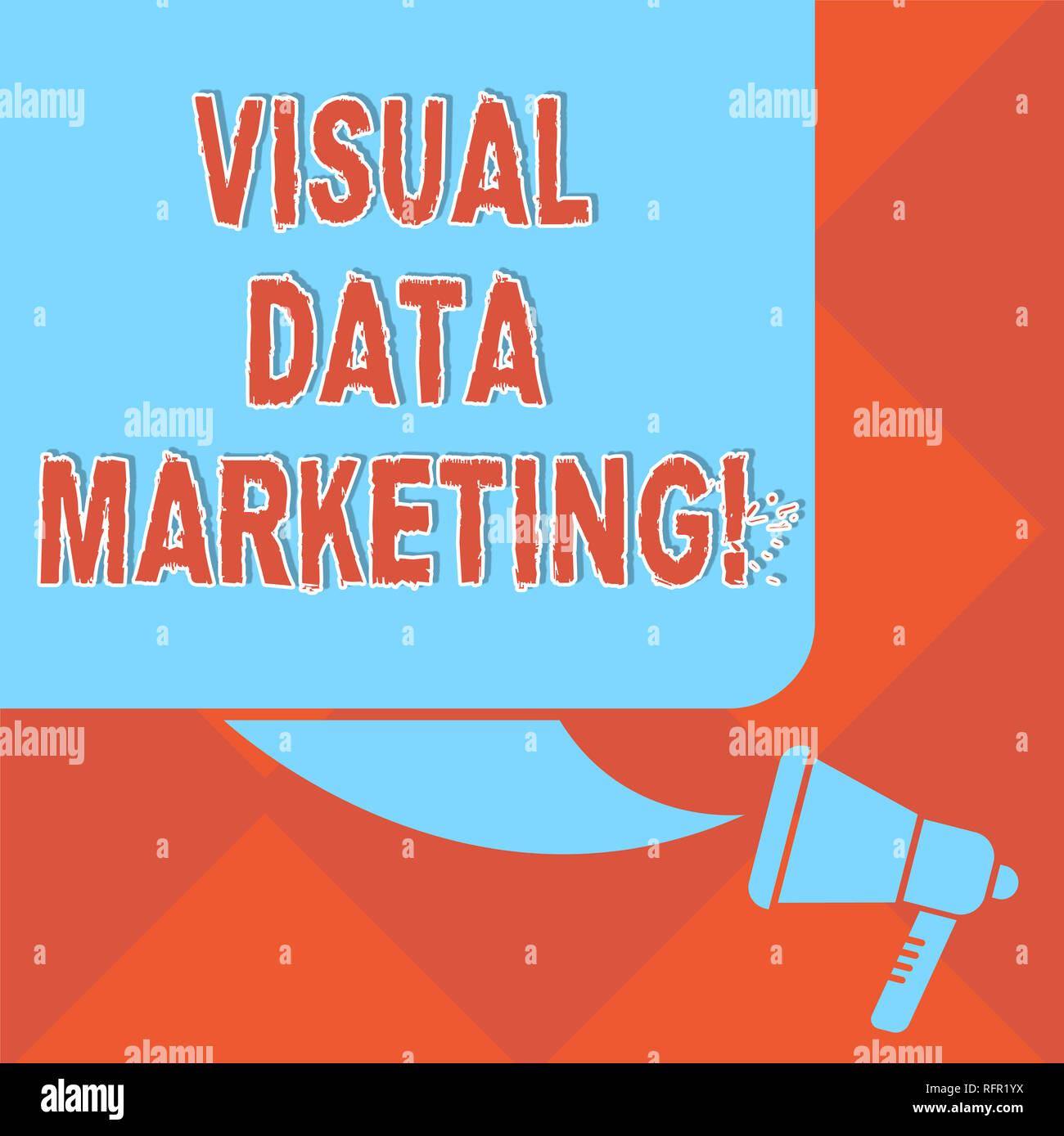 Handwriting text Visual Data Marketing. Concept meaning Use images to ...
