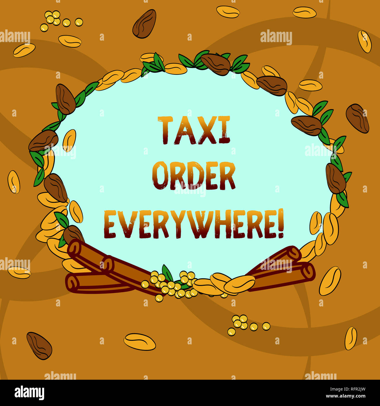 Text sign showing Taxi Order Everywhere. Conceptual photo hired cab to ...