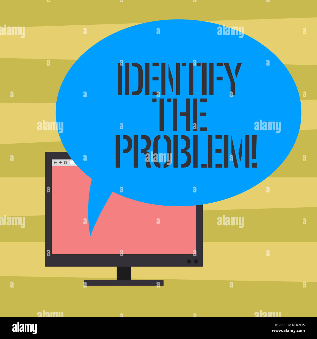 Text sign showing Identify The Problem. Conceptual photo diagnosing the ...
