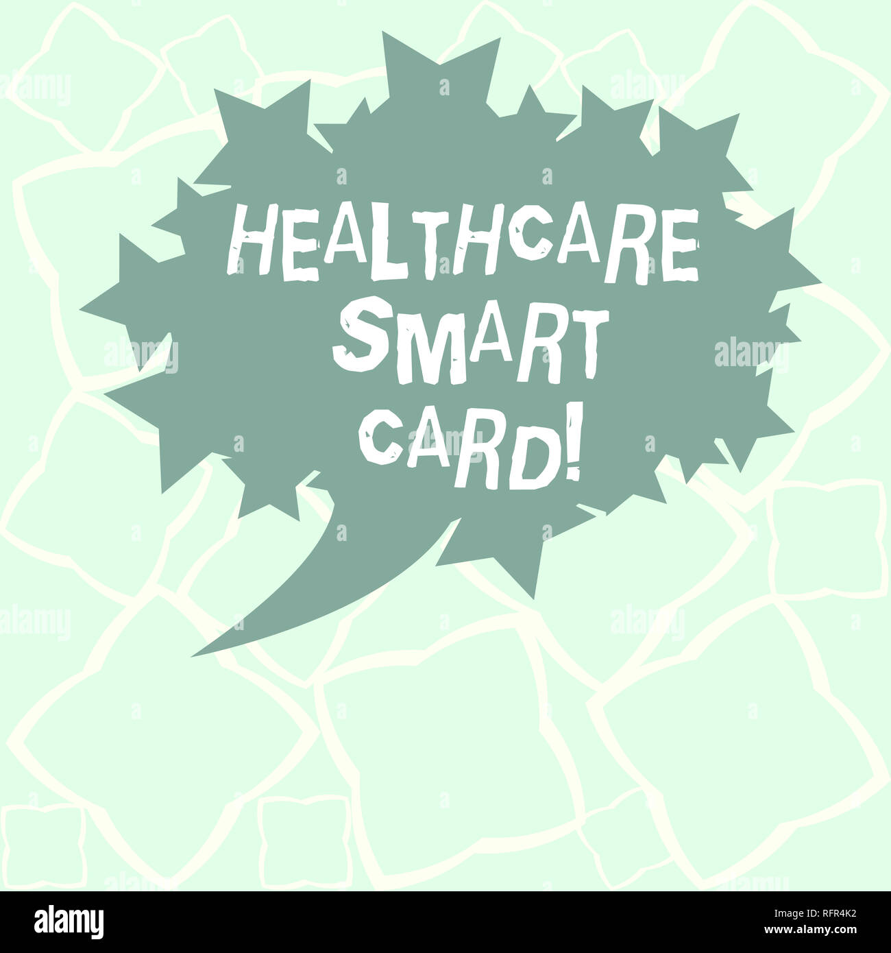 Writing note showing Healthcare Smart Card. Business photo showcasing A ...