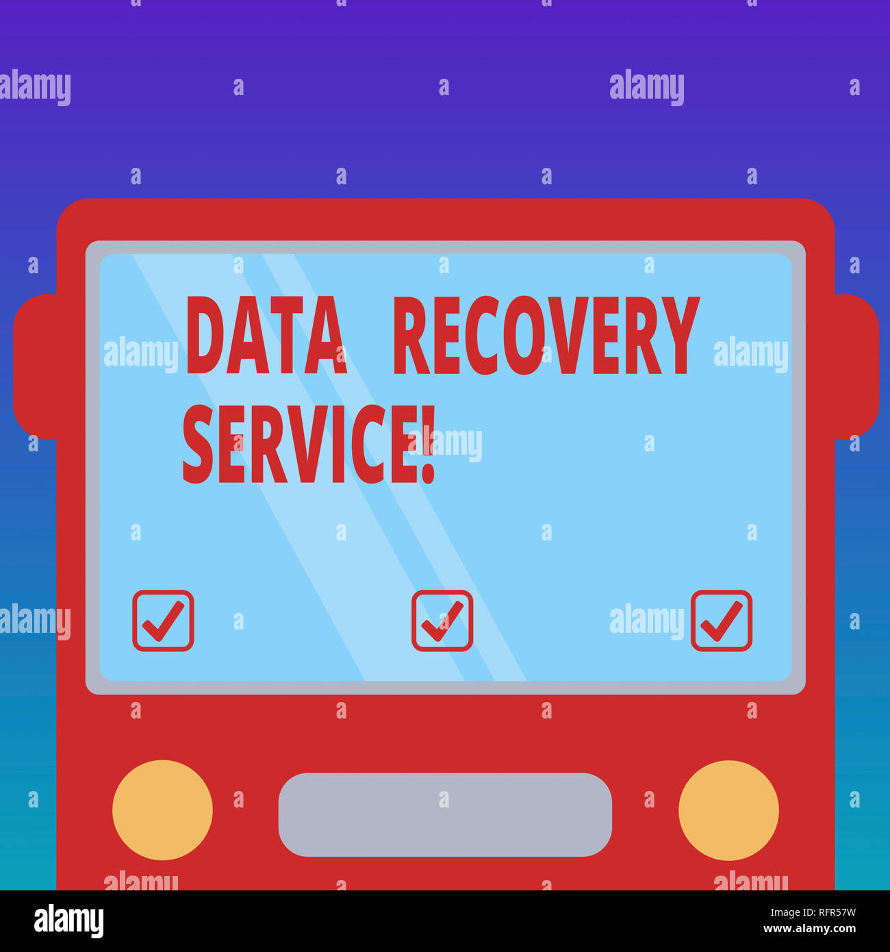 Handwriting Text Data Recovery Service Concept Meaning Process Of