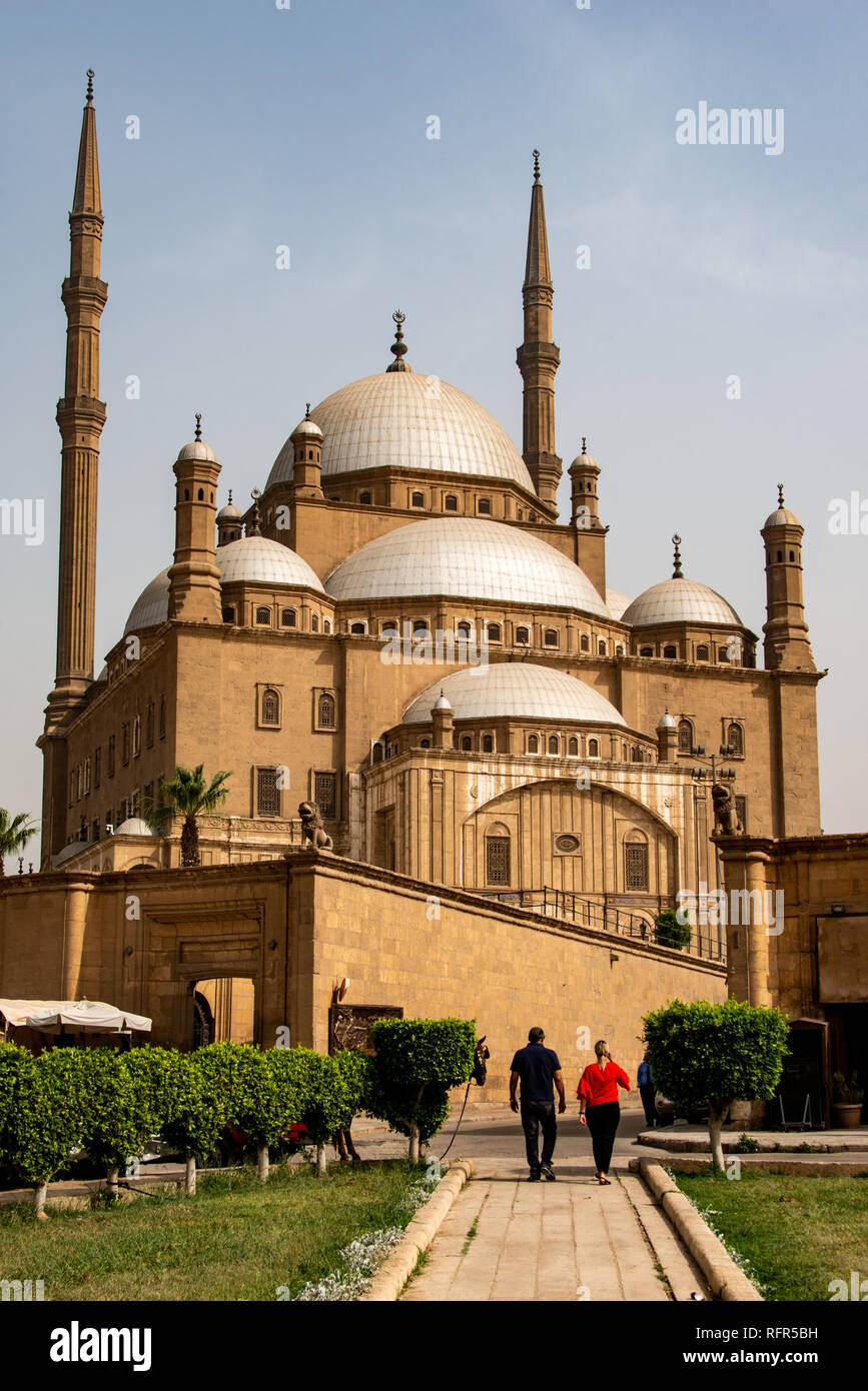 The great Muhammad Ali Alabaster Mosque Citadel of Cairo, Egypt Stock ...