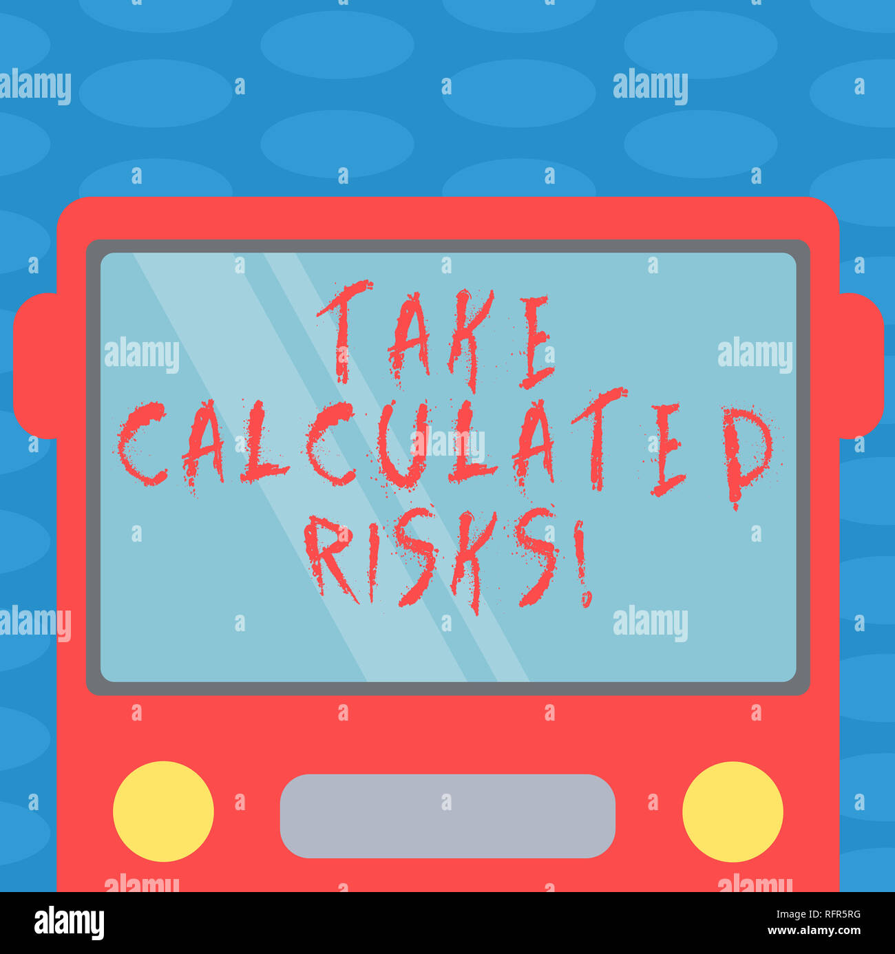 Word writing text Take Calculated Risks. Business concept for chance ...