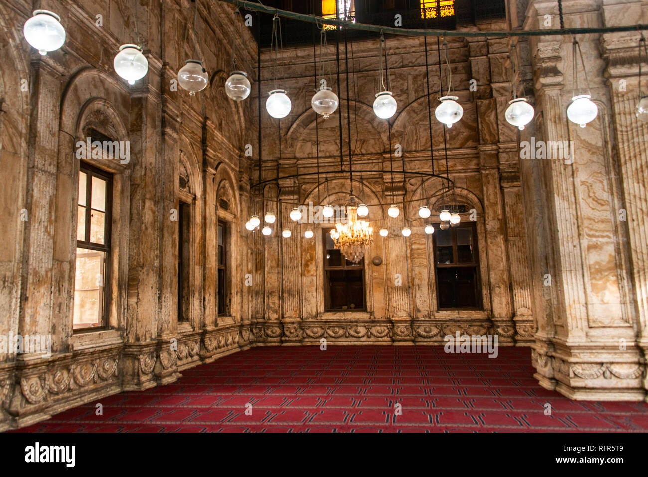 The great Muhammad Ali Alabaster Mosque Citadel of Cairo, Egypt Stock ...