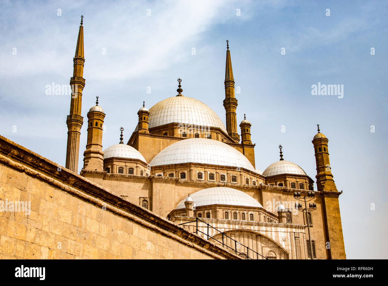 The great Muhammad Ali Alabaster Mosque Citadel of Cairo, Egypt Stock ...