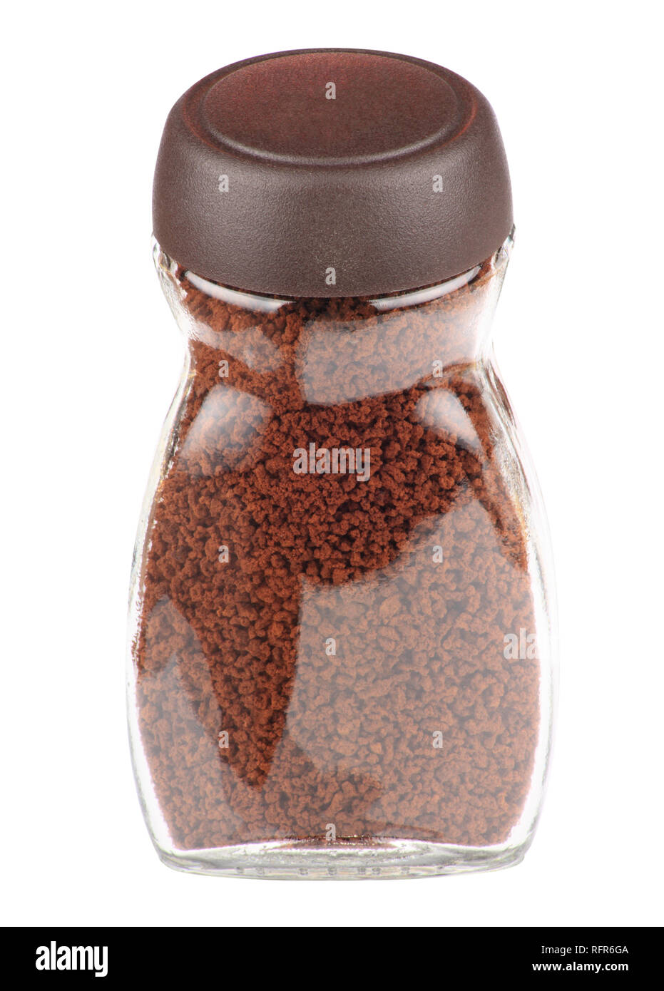 Jar of Instant Coffee Isolated Stock Photo - Alamy