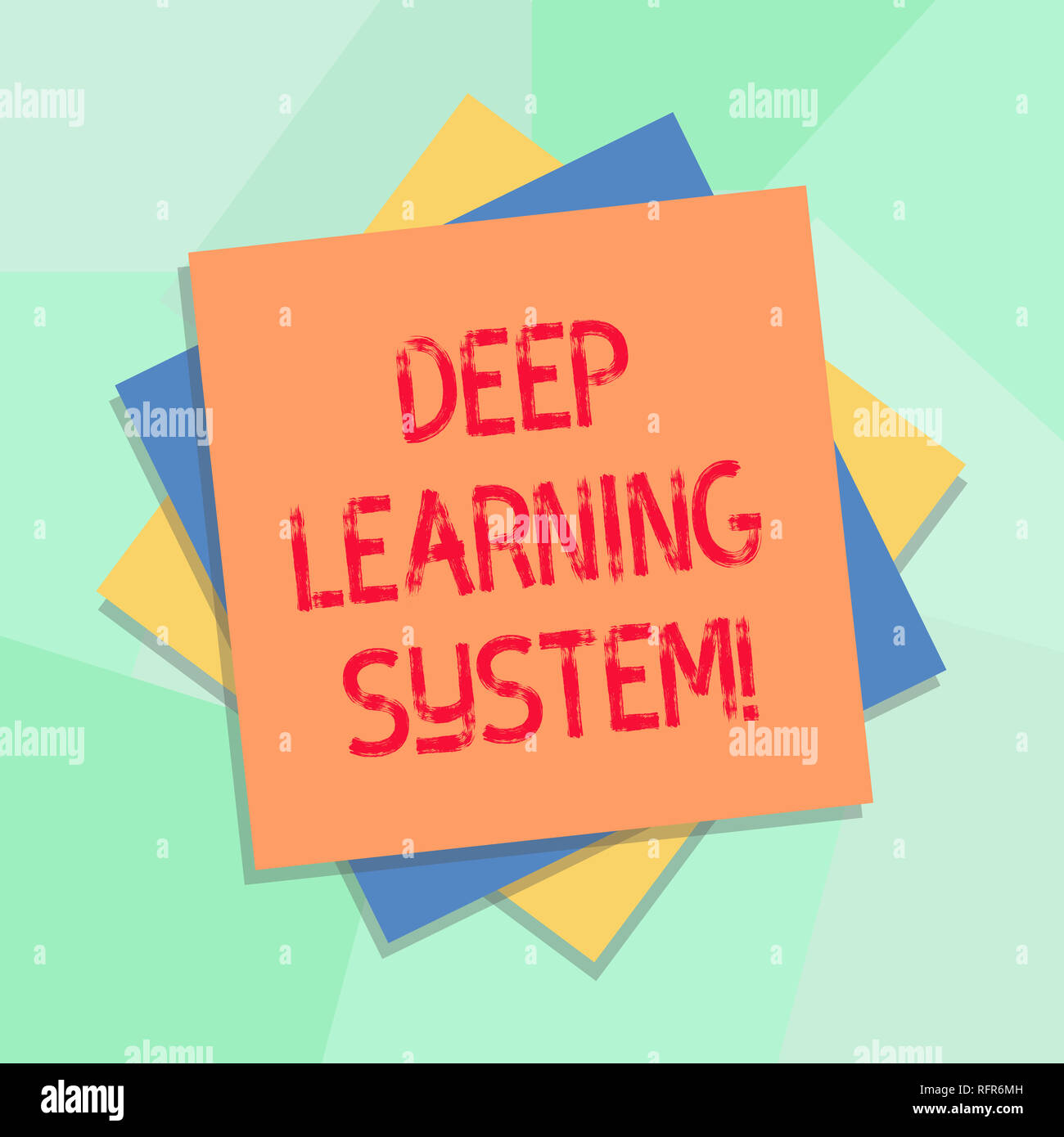 Conceptual hand writing showing Deep Learning System. Business photo ... Conceptual hand writing showing Deep Learning System. Business photo ...