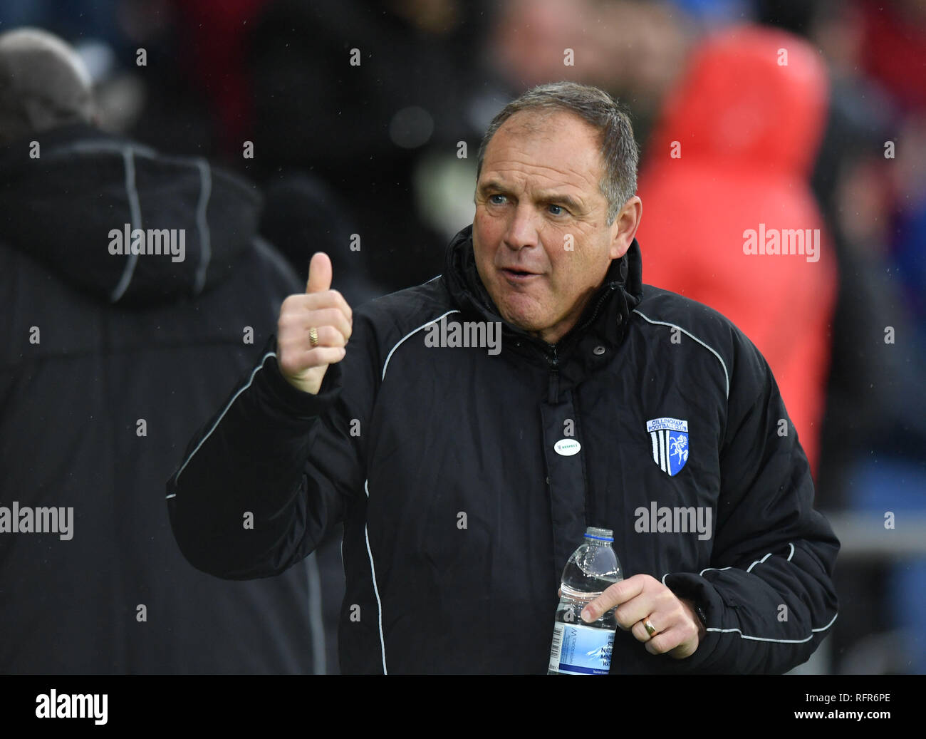 Gillingham manager Steve Lovell during the FA Cup fourth round match at ...