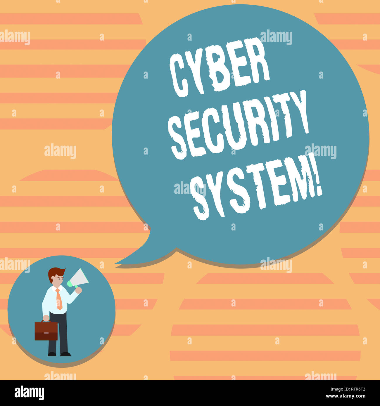 Word writing text Cyber Security System. Business concept for Techniques of protecting computers ...