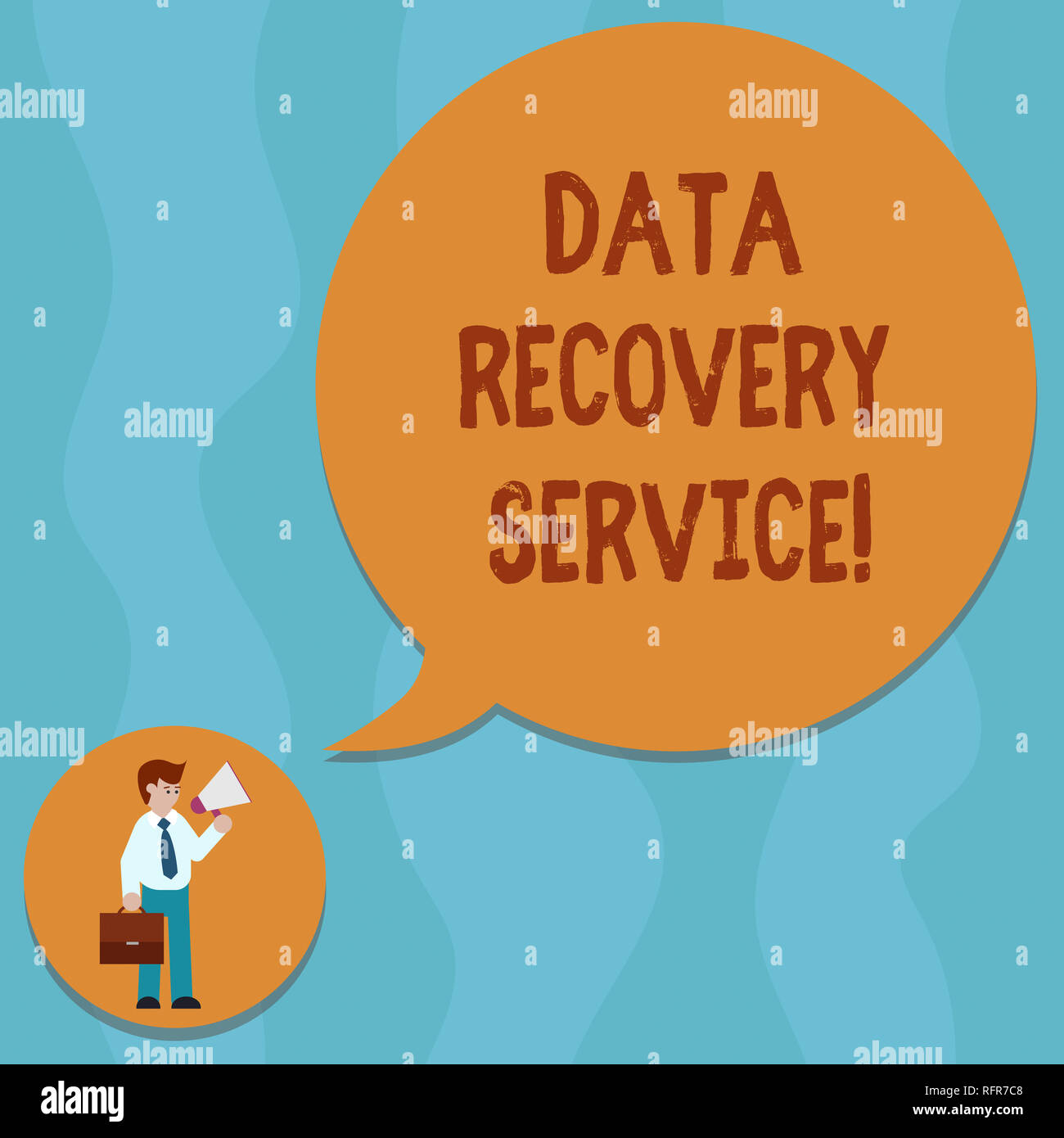 Conceptual hand writing showing Data Recovery Service. Business photo ...