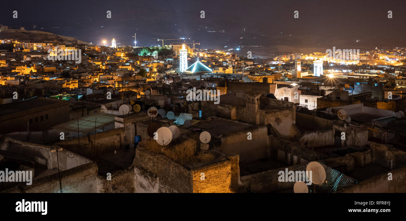 Morocco fes medina night hi-res stock photography and images - Alamy