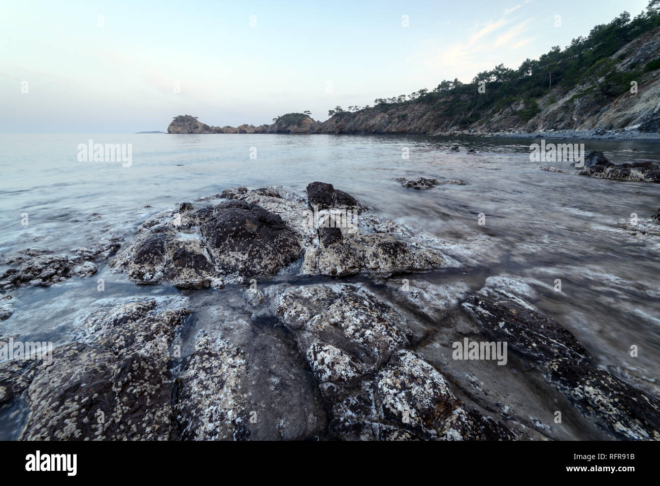 Amazing Mediterranean seascape in Turkey. Landscape photography Stock ...