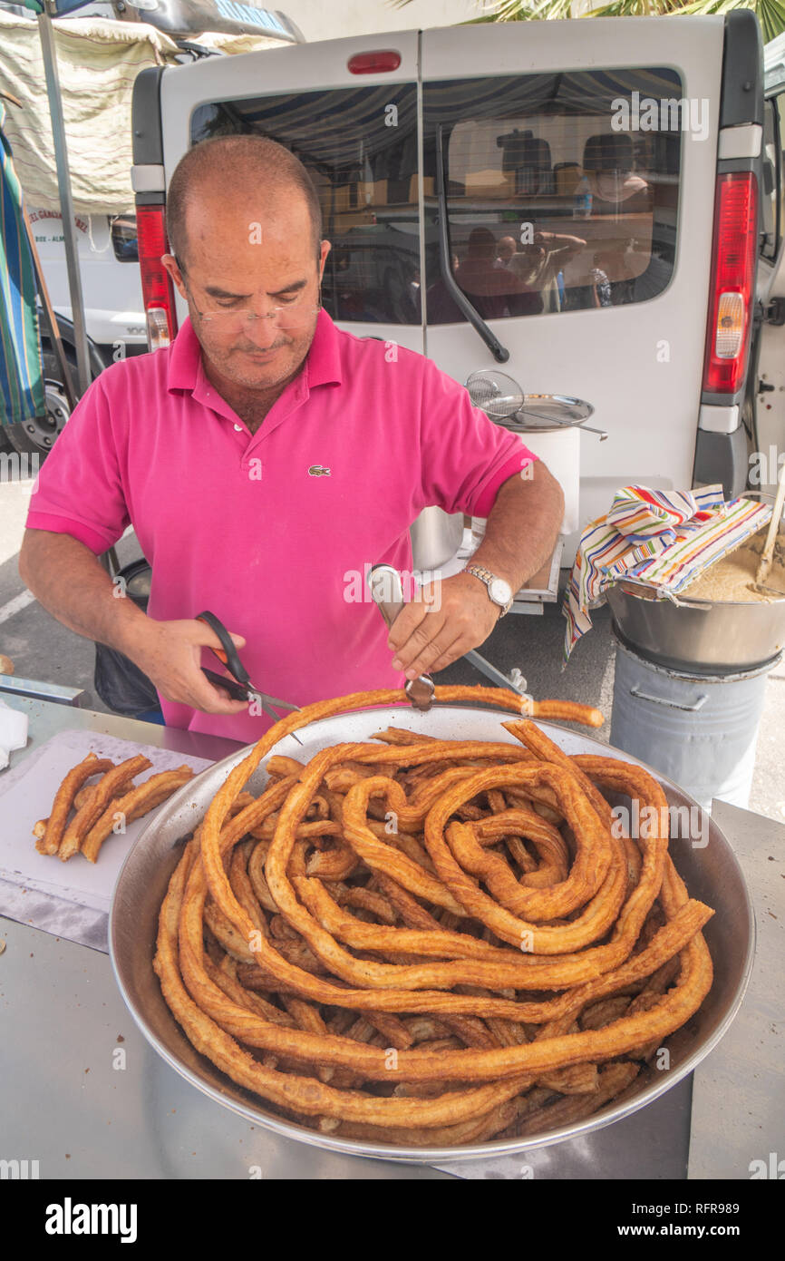 Churro churros food spanish donut hi-res stock photography and images ...