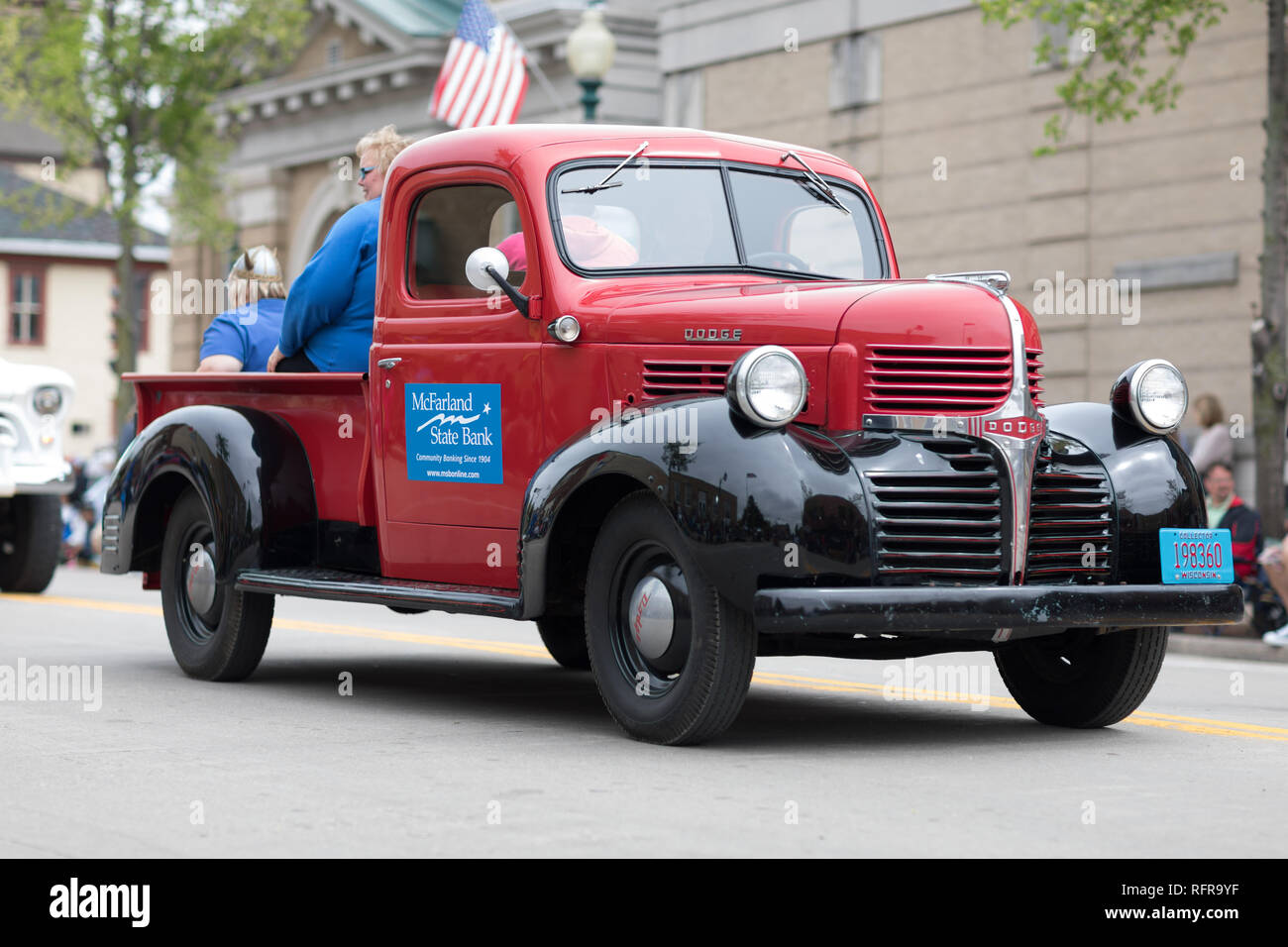 Stoughton, Wisconsin, USA - May 20, 2018: Annual Norwegian Parade, A ...
