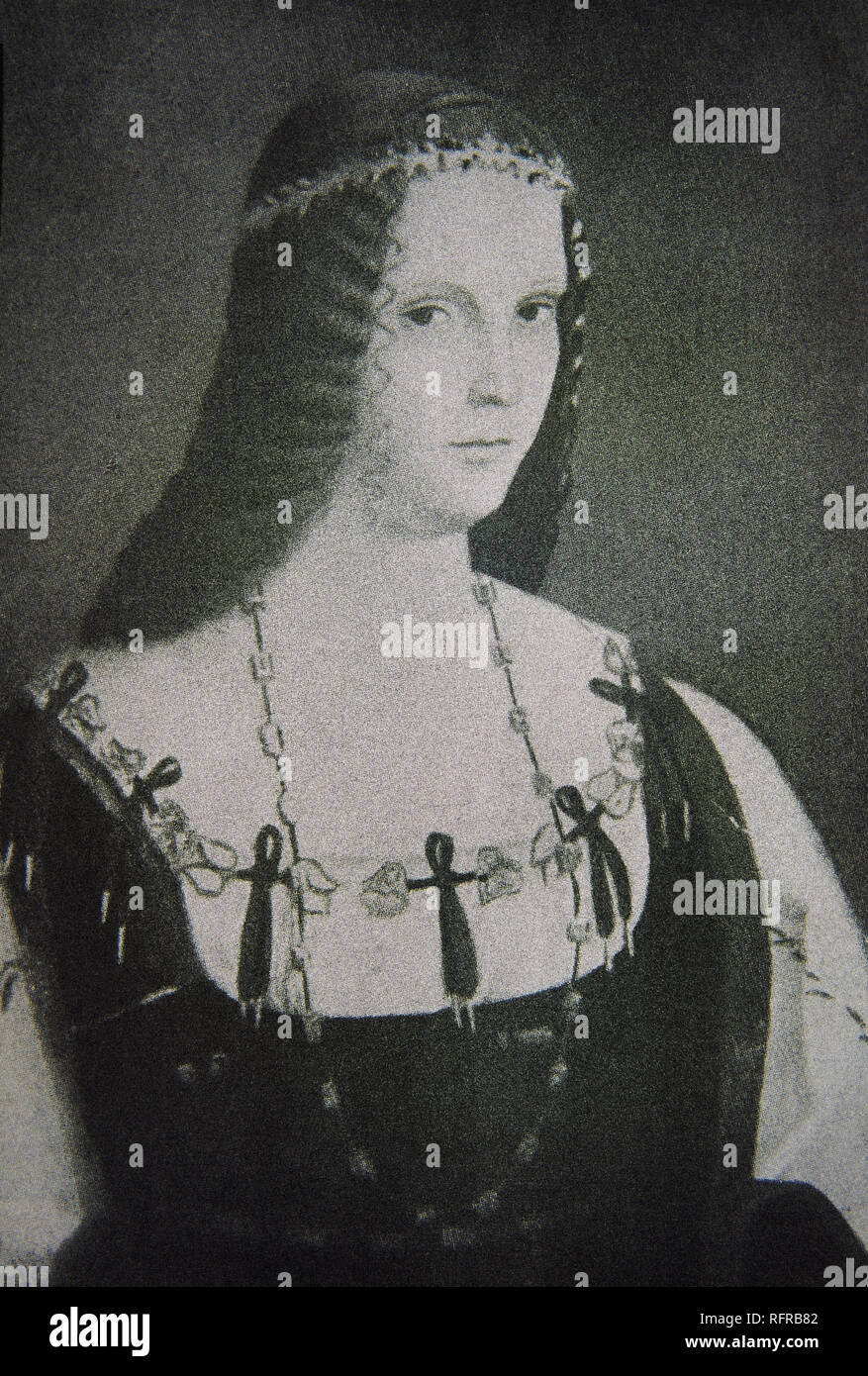 LAMINA-LUCRECIA BORGIA (DE LA PINTURA DE LA NATIONAL GALLERY OBRA DE ...