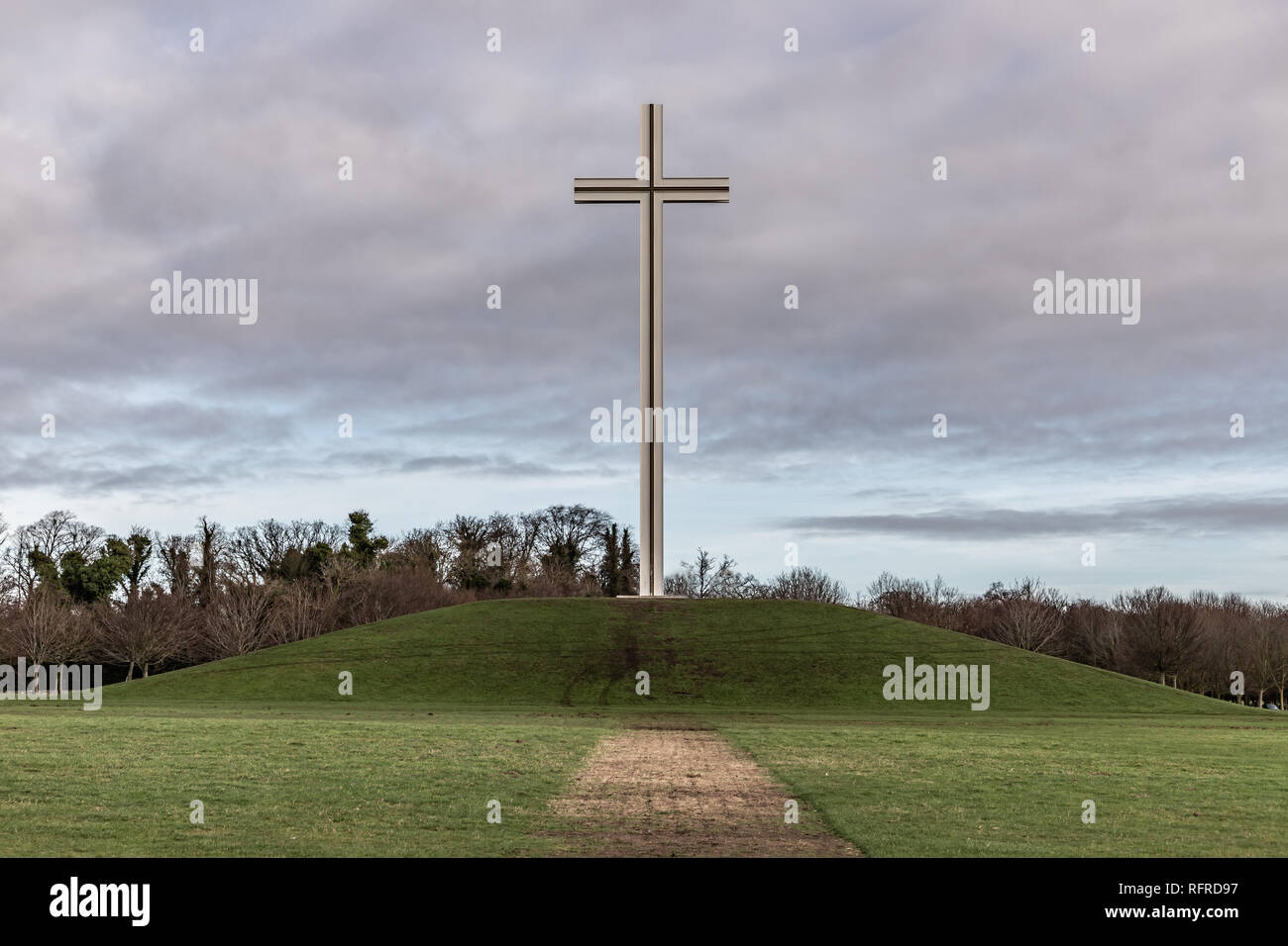 Papal cross monument in Phoenix Park, Dublin, Ireland Stock Photo - Alamy
