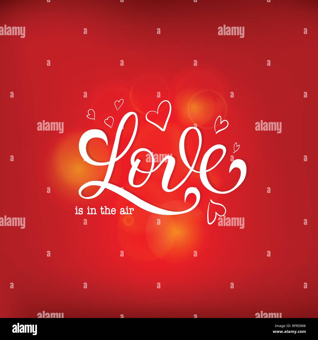 Valentine s Day Love and Feelings Background Design Stock Vector Image ...